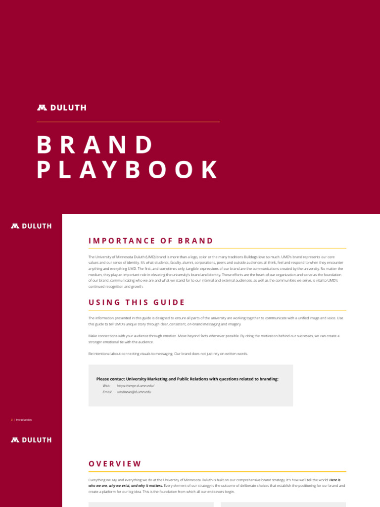 Umd Brandguidelines v3 Final | PDF | Brand | Duluth