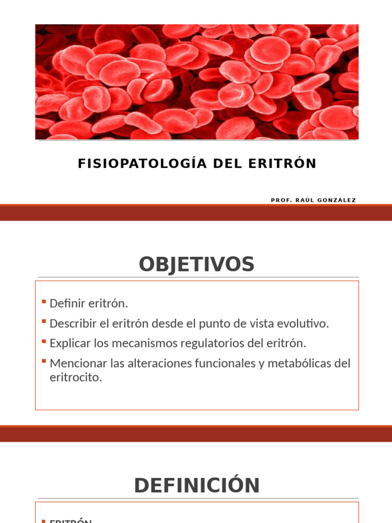 ERITRÓN | PDF | Glóbulo rojo | Hematopoyesis