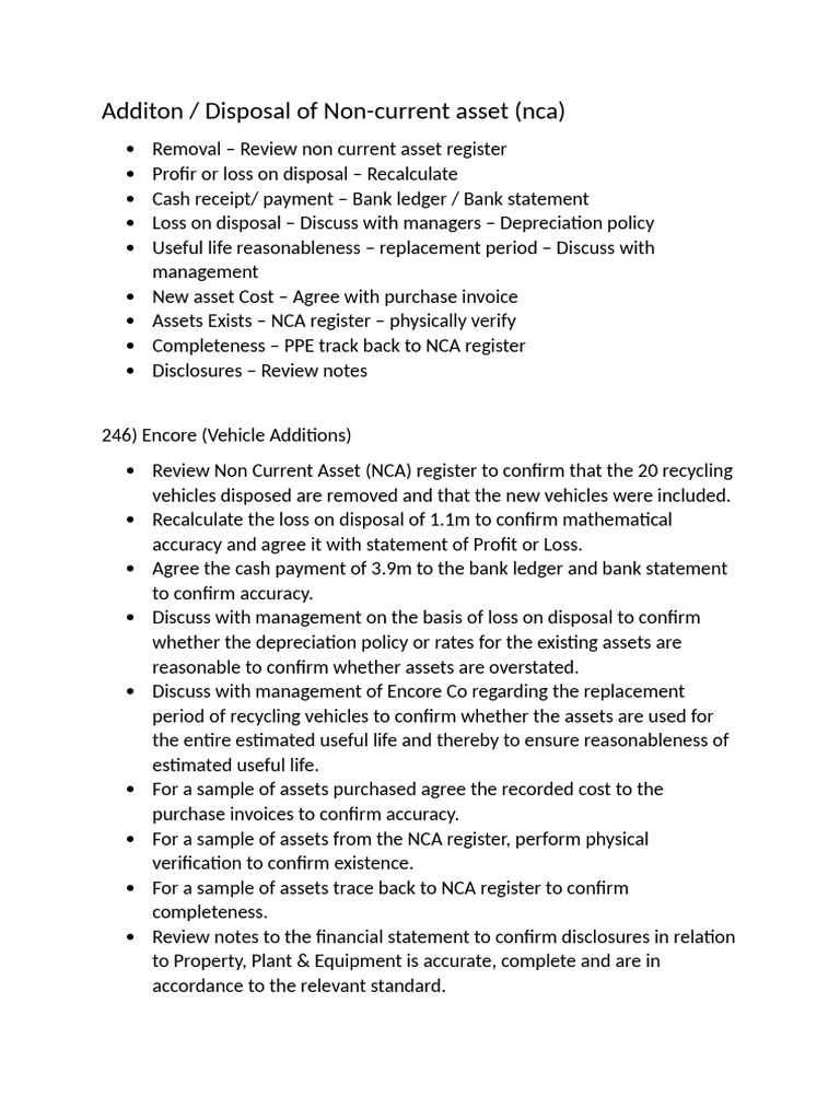 Additon of Nca | PDF