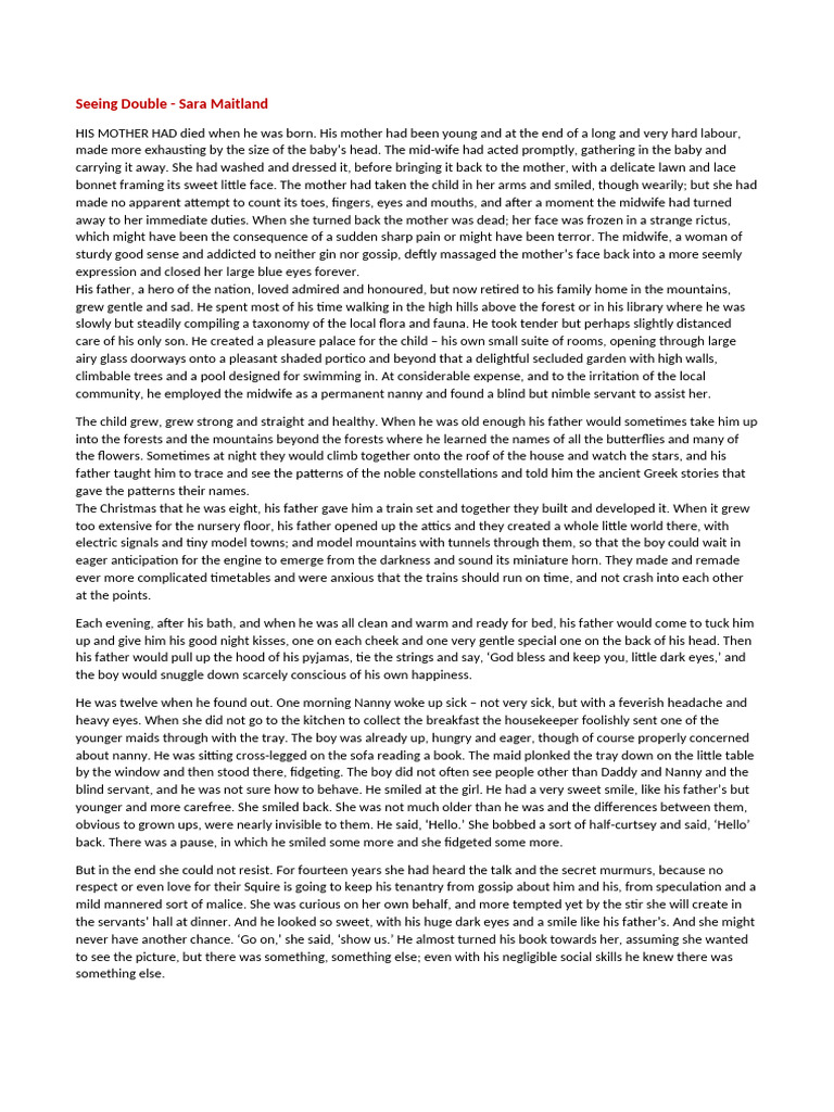 Seeing Double (1) | PDF