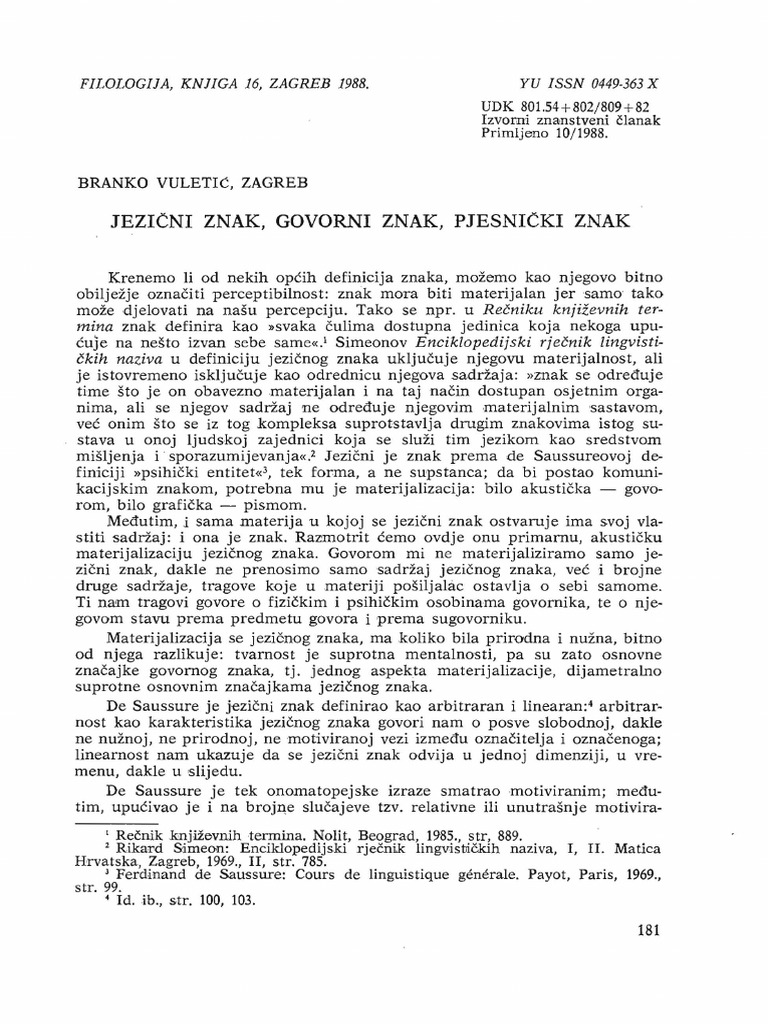 181 185 Filologija 16 Vuletic | PDF