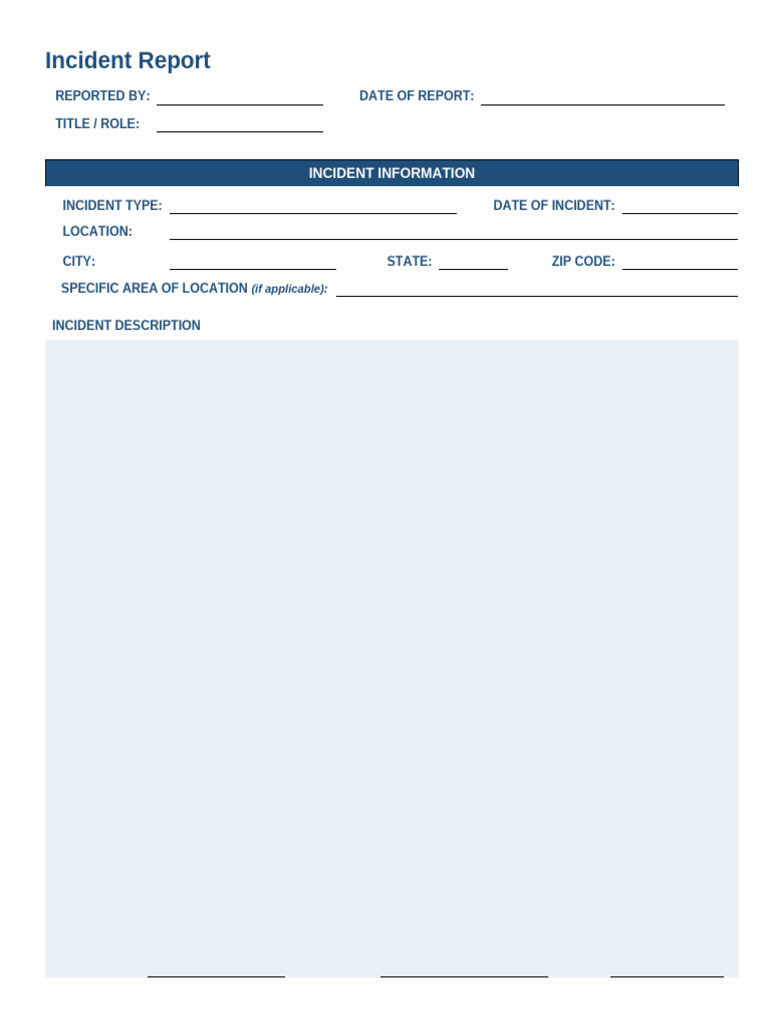IC Incident Report 8777 | PDF