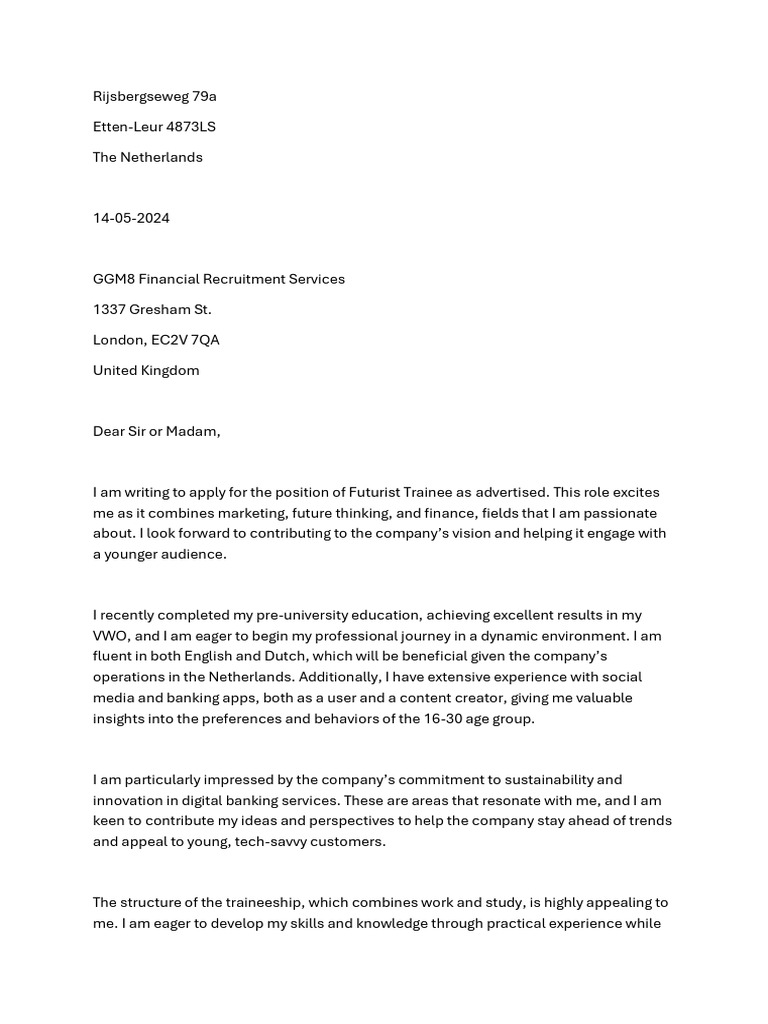 Formele Brief Engels | PDF