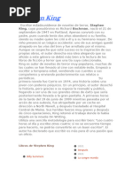 Obras de Stephen King en PDF | PDF | Stephen King