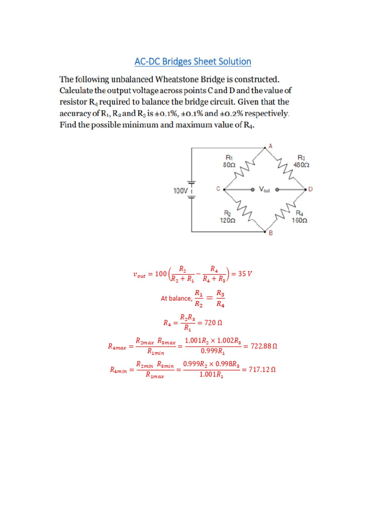 Section9 - AC-DC Bridges Sheet Solution | PDF | Manufactured Goods ...