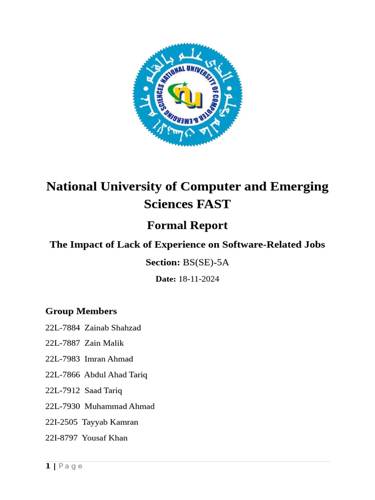 Formal Report | PDF | Employment | Incentive