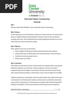 DATA CENTER - Commissioning Checklist | PDF | Computing