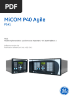 Micom P141: Feeder Management Relay | PDF | Data Model | Data Type