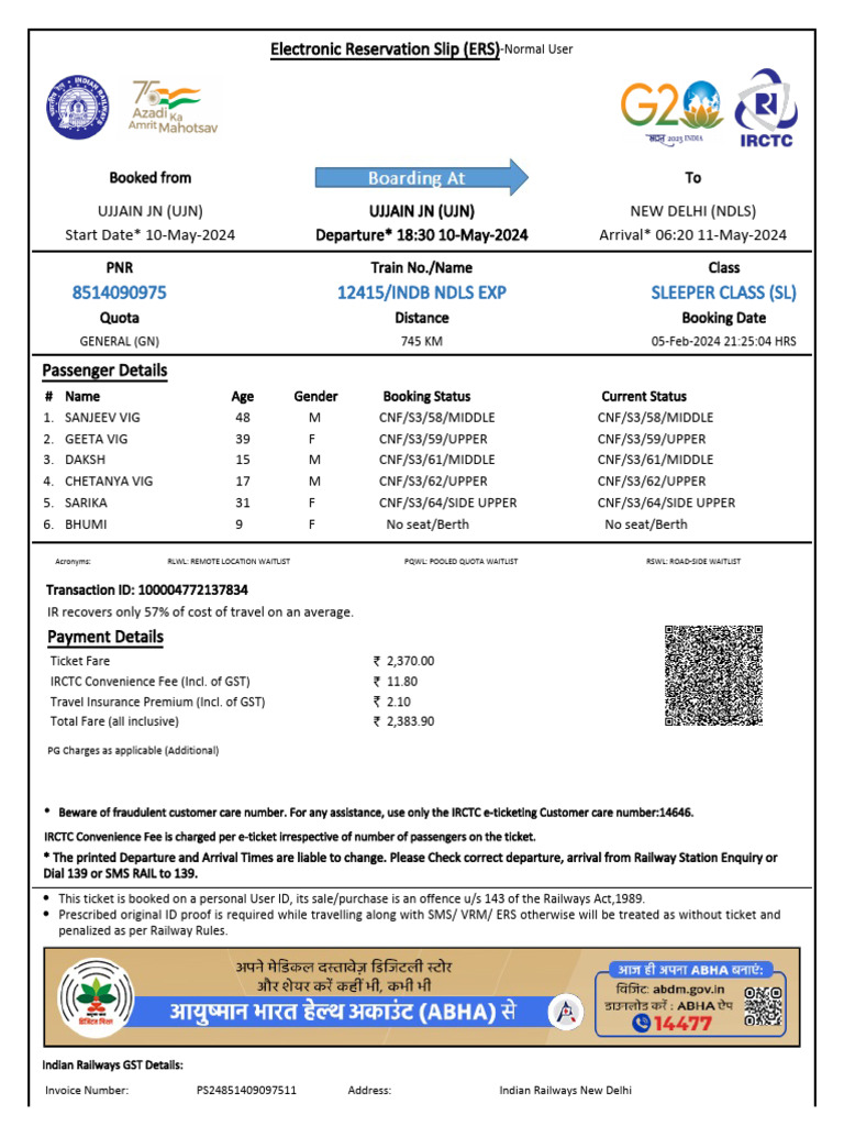 Ticket_8514090975 | PDF | Identity Document