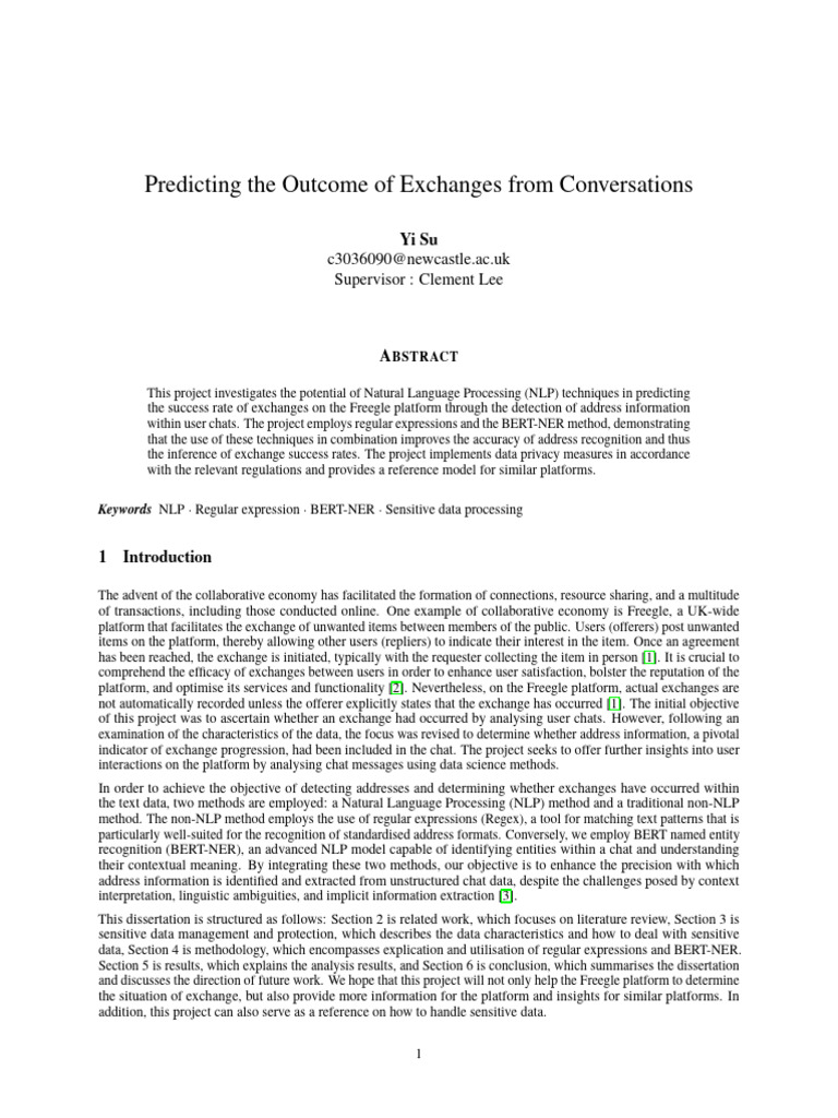 Yi Su | PDF | Regular Expression | Computing
