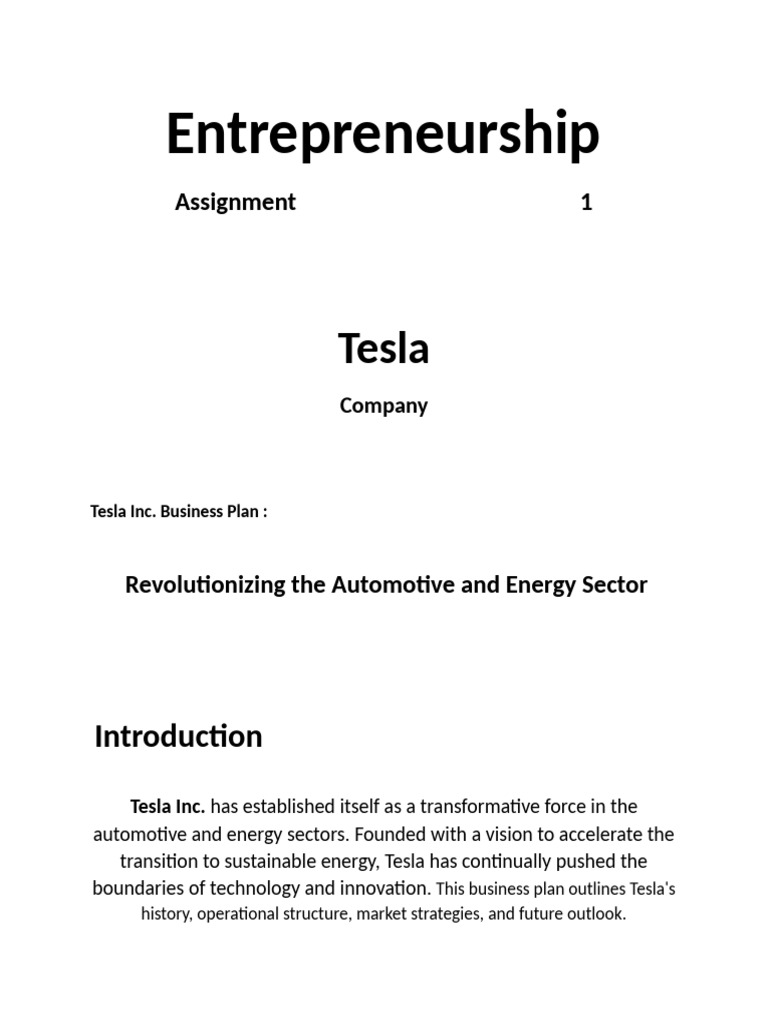 Tesla | PDF | Electric Vehicle