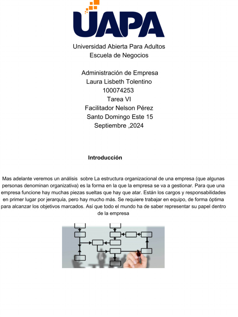 Tarea VI-Administración Empresarial PDF | PDF