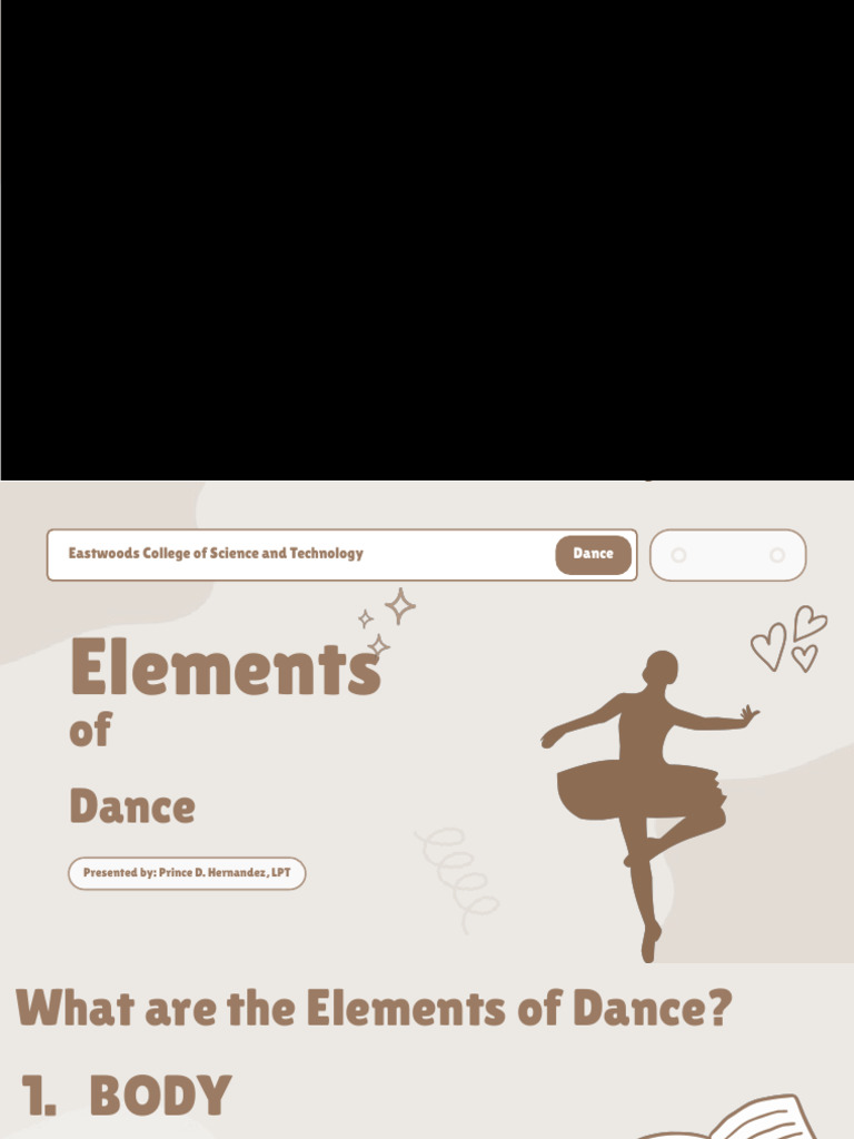 Elements of Dance Lesson 2 G12 | PDF