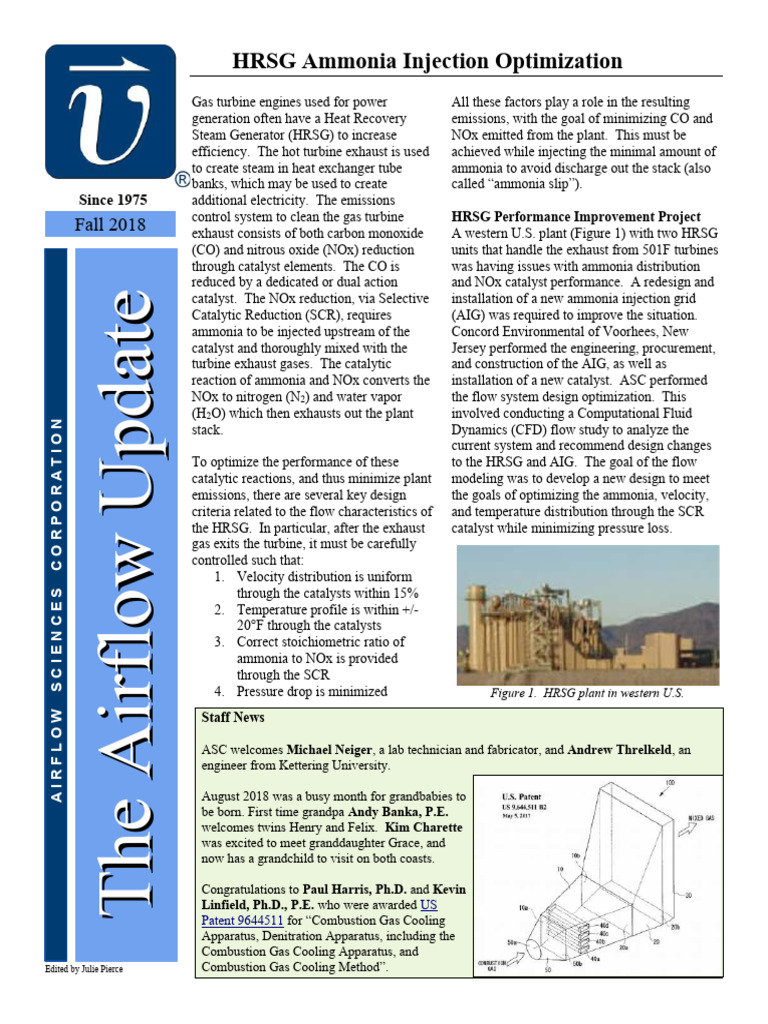 HRSG Ammonia Injection Optimization | PDF | Exhaust Gas | N Ox