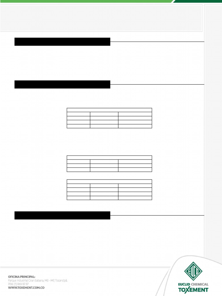 E3f Grout | PDF | Hormigón | Materiales de construcción