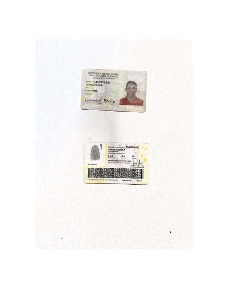 Cedula Emmanuel | PDF