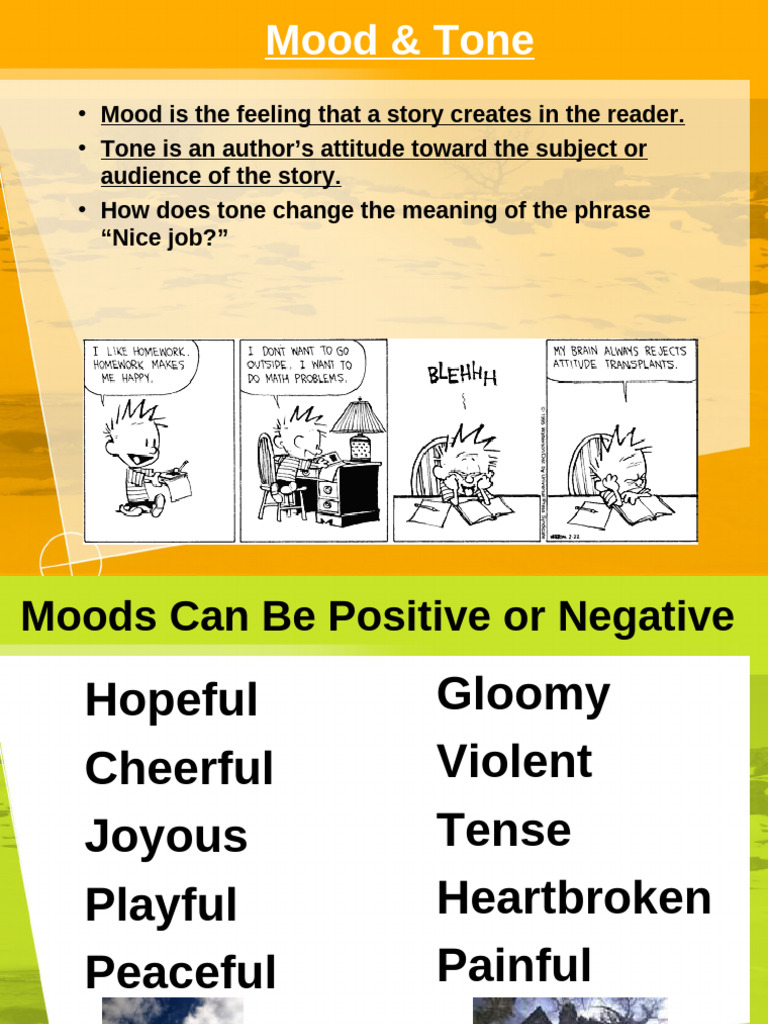 Mood and Tone Powerpoint | PDF