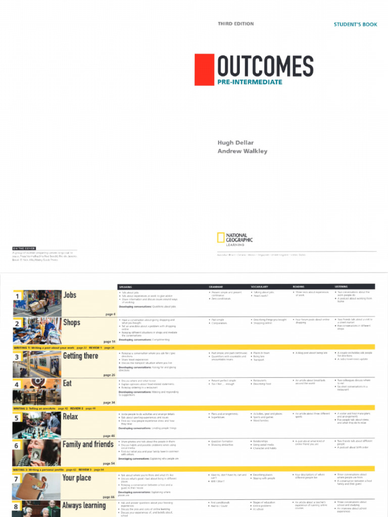 National Geo Outcomes | PDF
