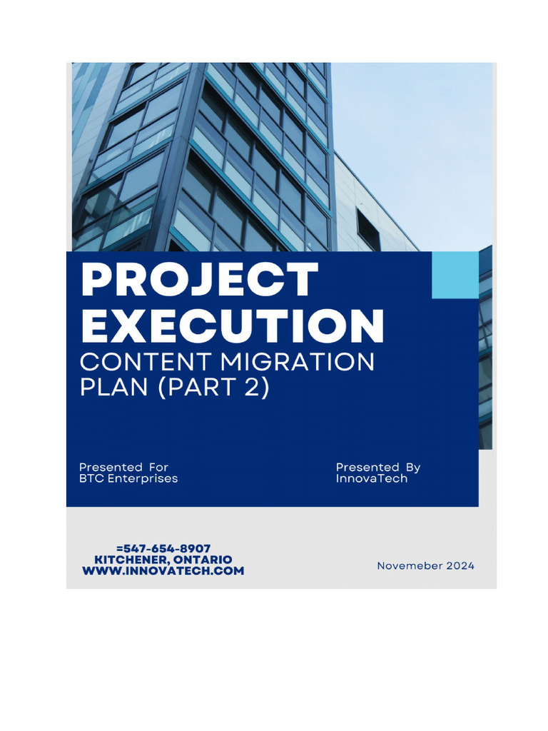 Content Migration Plan 2 | PDF | Share Point | Computer File