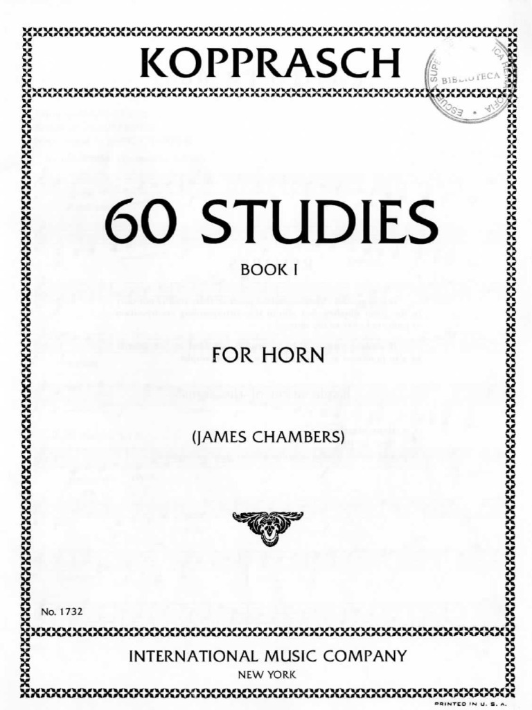 Kopprasch - 60 Studies I 2 | PDF