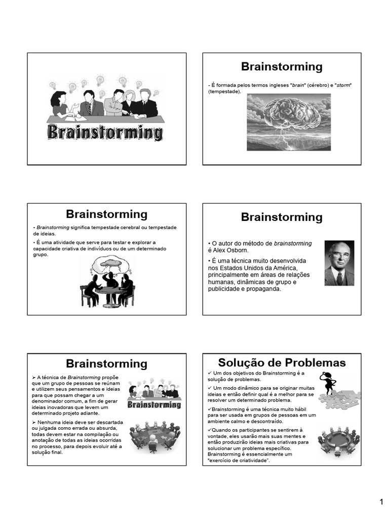 Aula 04 - Gestão Da Qualidade - Brainstorming | PDF | Debate