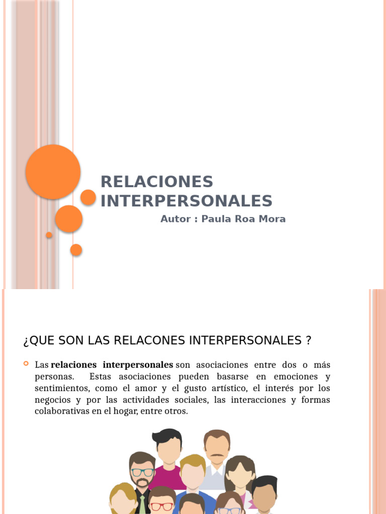 Relaciones Interpersonales | PDF | Amor | Relaciones interpersonales