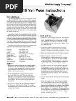 Van Dorn Water Sampler Manual | PDF | Valve | Water