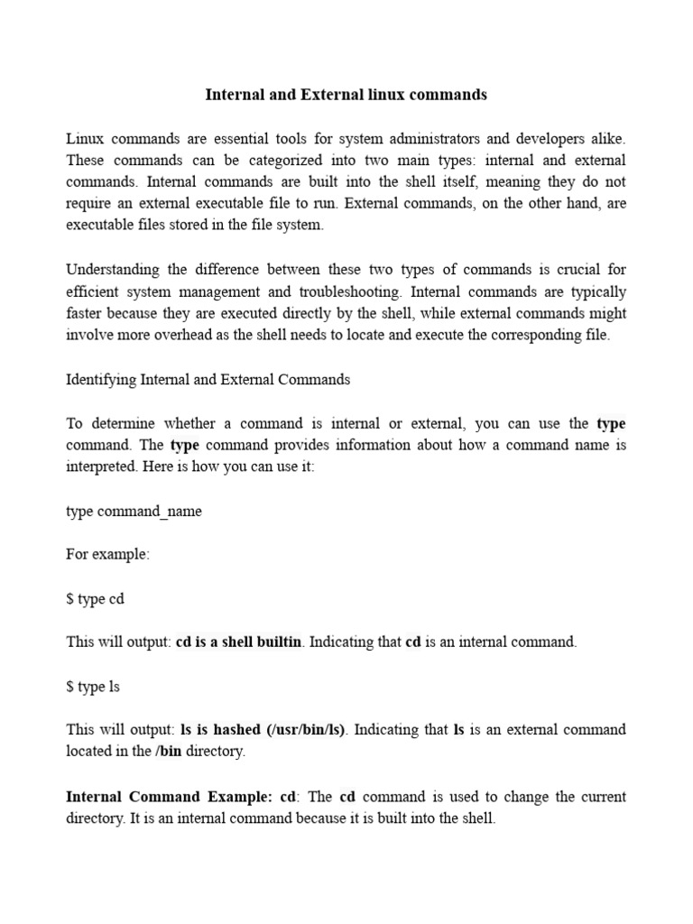 Unit 2 Internal and External Linux Commands | PDF | Computer File ... Unit 2 Internal and External Linux Commands | PDF | Computer File ...