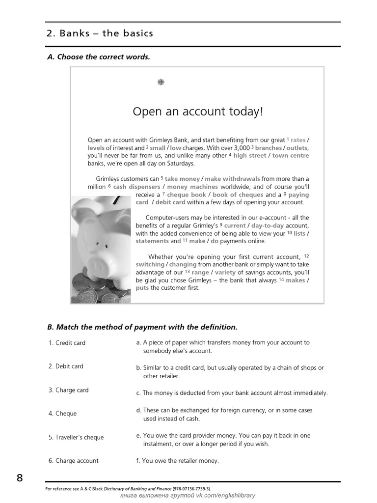 English | PDF | Banks | Cheque