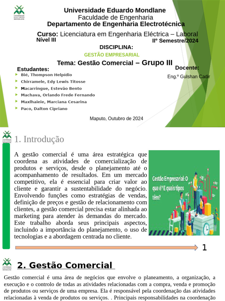 Gestão Comercial | PDF | Indicador de desempenho | Marketing