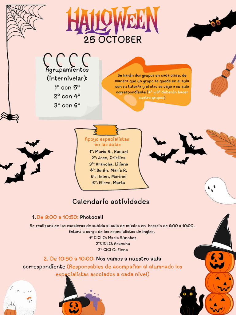 Actividades escolares 25 de octubre | PDF | Artes del Lenguaje y ...