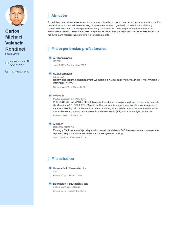 Carlos Michael Valencia Rondinel | PDF | Microsoft