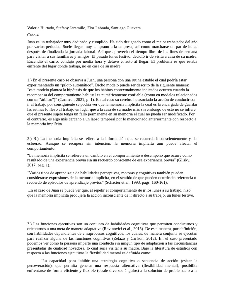 Borrador Desarrollo Ec | PDF | Memoria | Aprendizaje