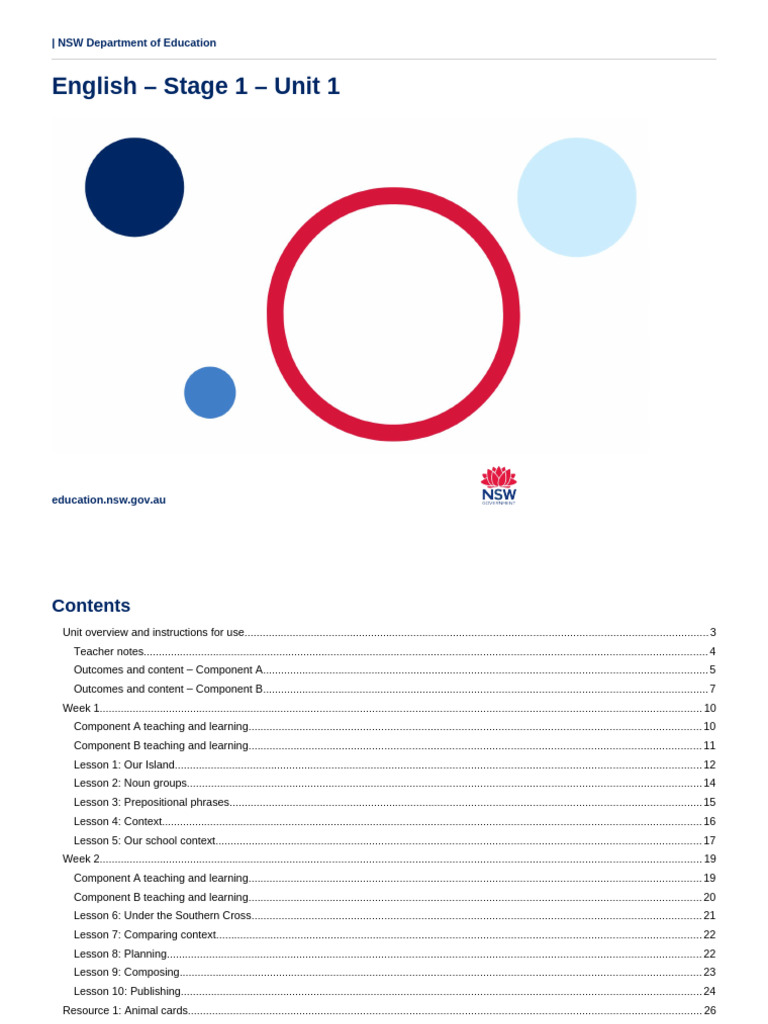 English s1 Unit 01 | PDF | Reading Comprehension | Preposition And Postposition