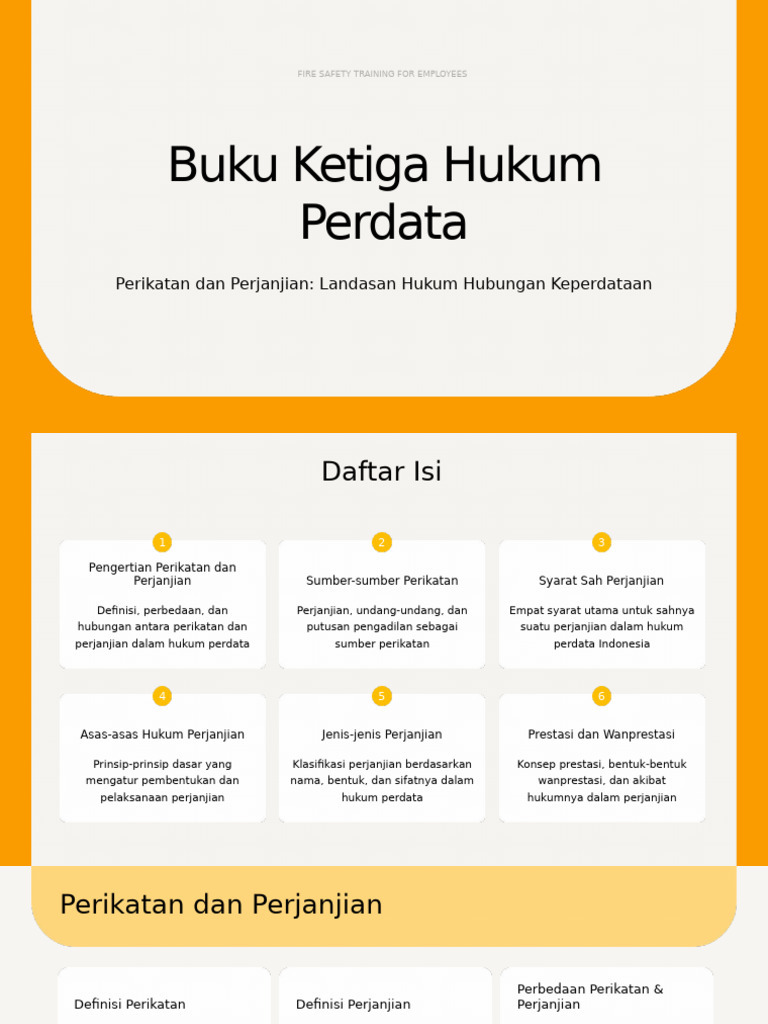 Buku Ke-3 TTG Perikatan - Hukum Perdata | PDF