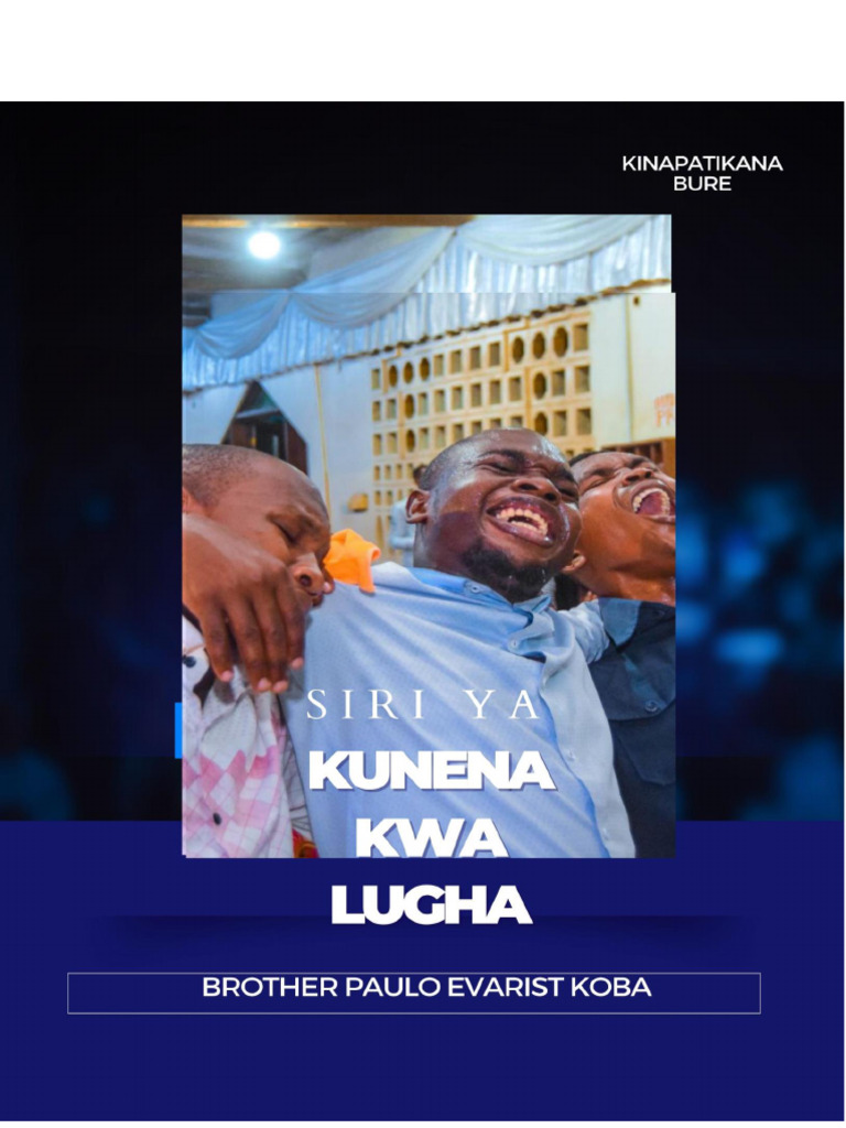 Siri Ya Kunena Kwa Lugha | PDF