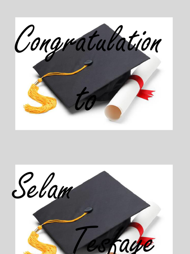 Graduation | PDF