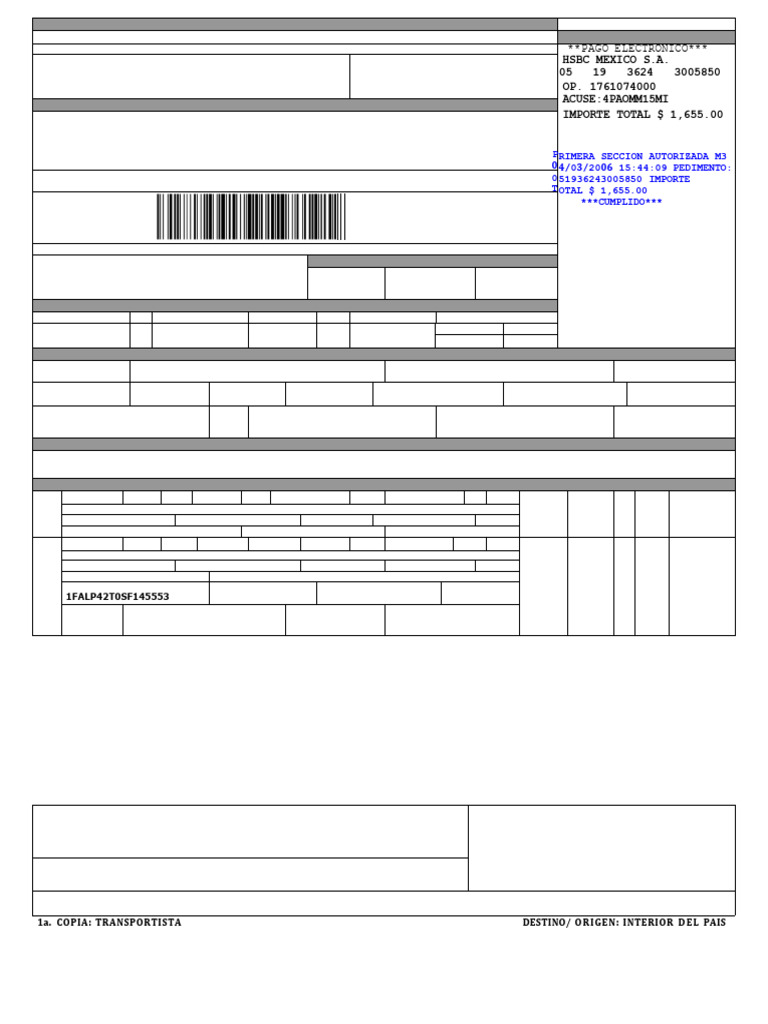PEDIMENTO MUSTNlllll | PDF