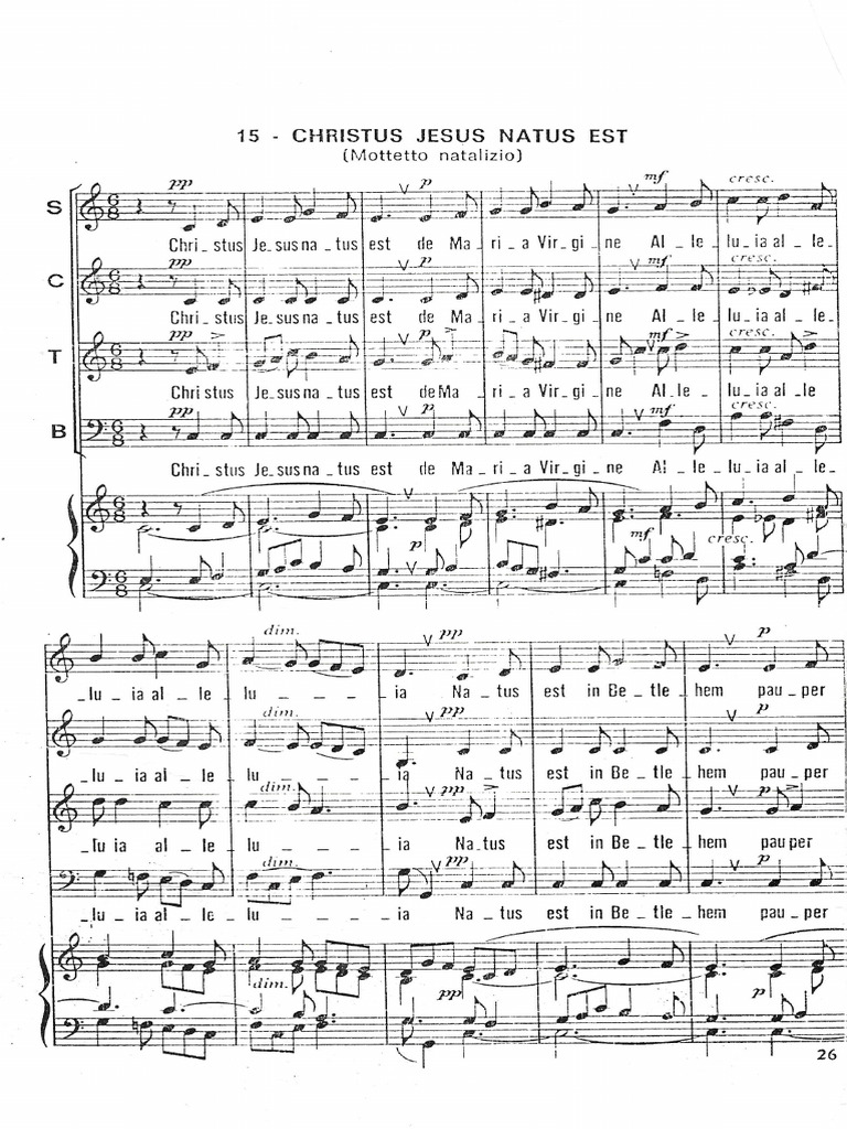 Christus Jesus Natus Est | PDF