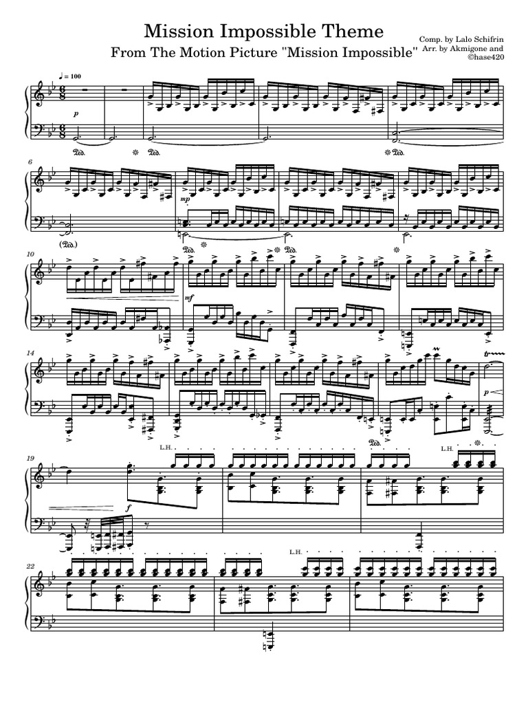Mission Impossible Theme | PDF