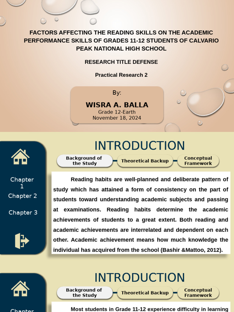 (Revised) Suwi's Research Proposal Defense | PDF | Socioeconomic Status ...
