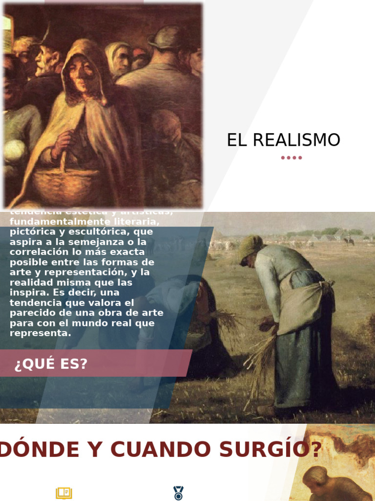 El Realismo: Arte y Literatura Realista | PDF | Realismo literario ...