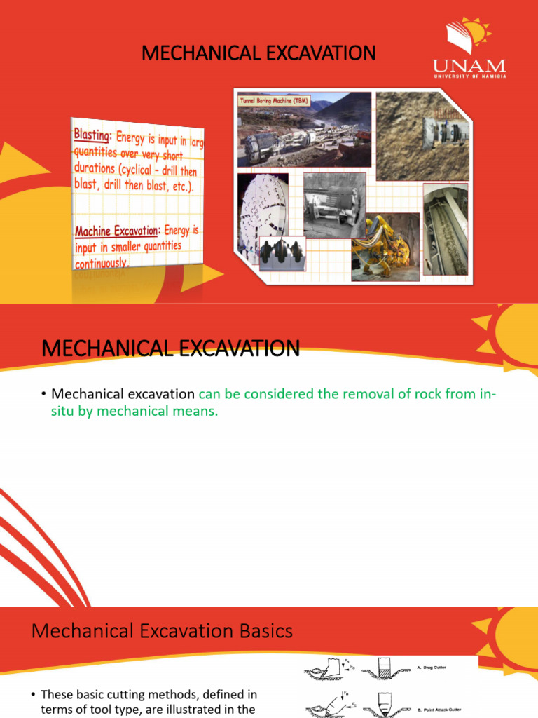 I3672MB Drilling and Blasting Tech (Mechanical Excavation) Lect 20 | PDF | Fracture | Strength ...