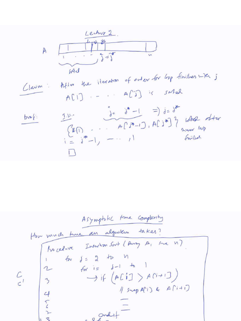 L2-Asymptotic Time Complexity-Basics of Algorithms | PDF