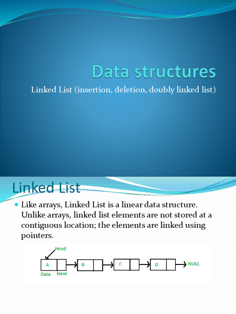 Linked List (Insertion, Deletion, Doubly Linked List) | PDF | Computer ... Linked List (Insertion, Deletion, Doubly Linked List) | PDF | Computer ...