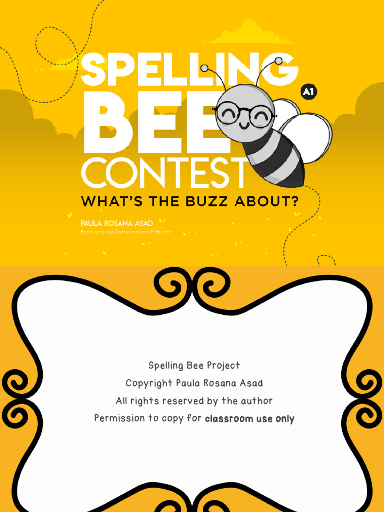 RunyourownSpellingBeeContestProjectPrintablesGames 1 | PDF | Spelling ...