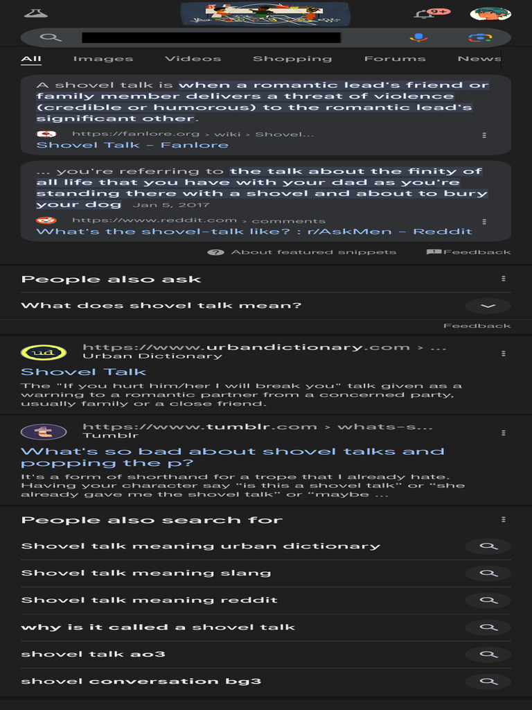 Shovel Talk Meaning - Google Search | PDF