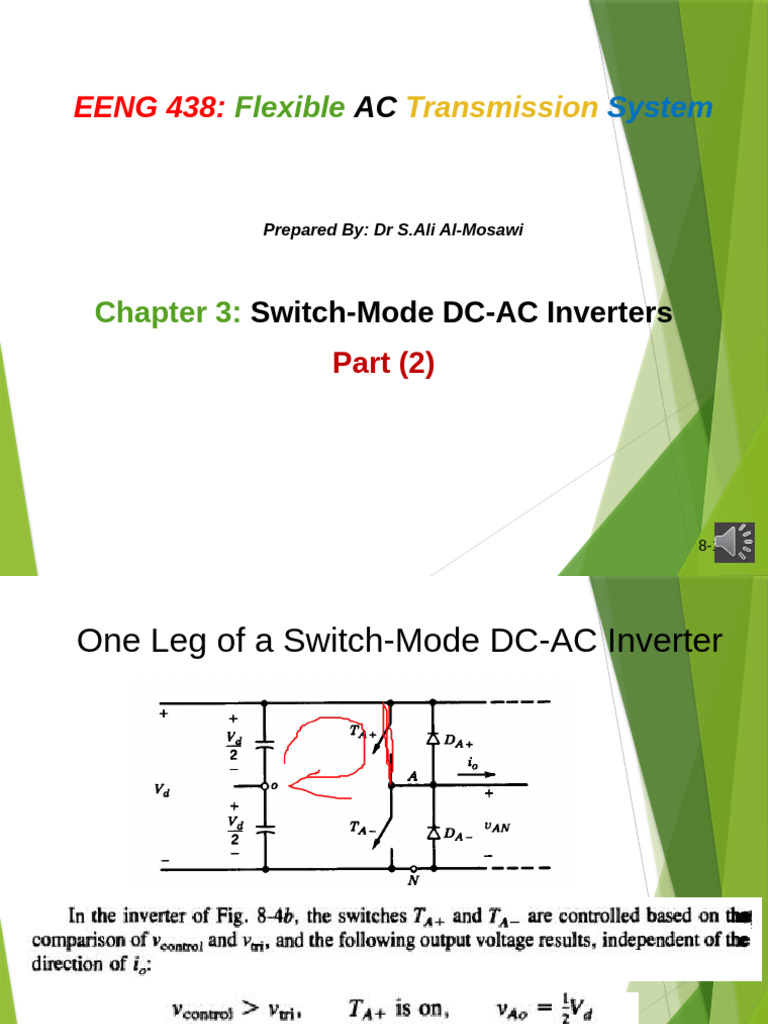 EENG 438 Chapter 3 Part (2) Switch-Mode DC-AC Inverters | PDF | Computers