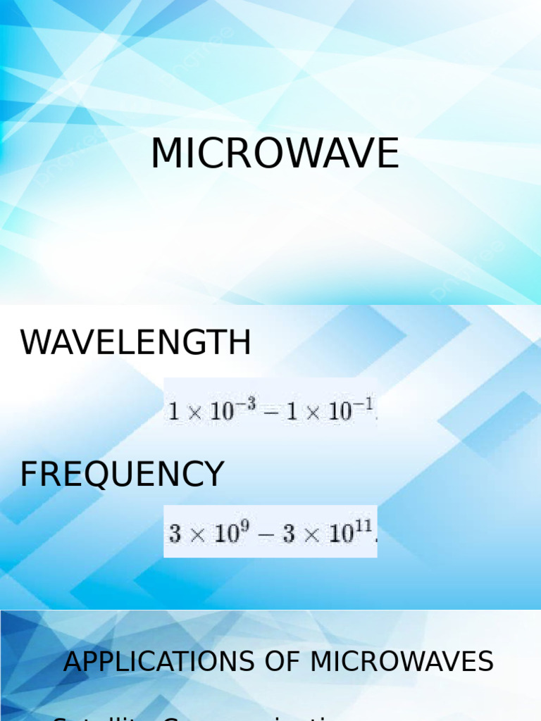 Microwave | PDF