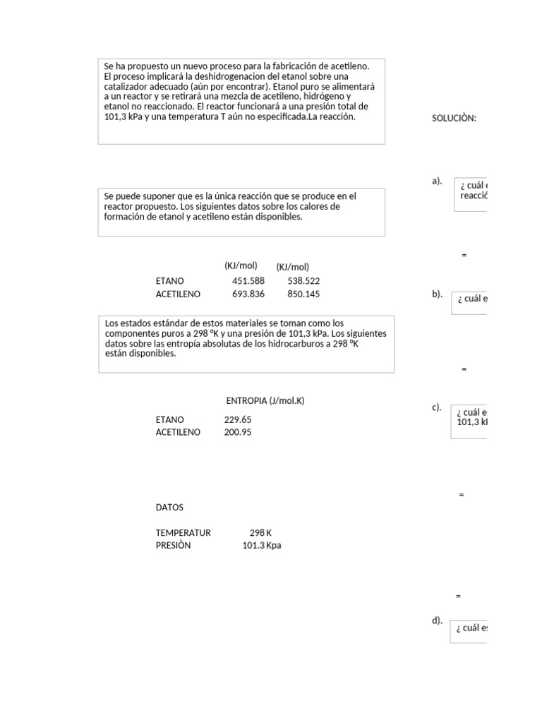 Cine Tica | PDF | Equilibrio químico | Entalpía
